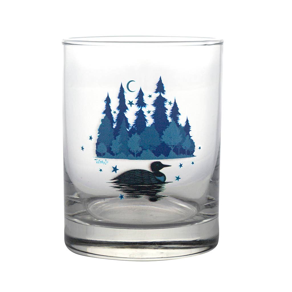 Loon Whiskey Glass – MN Alumni Market