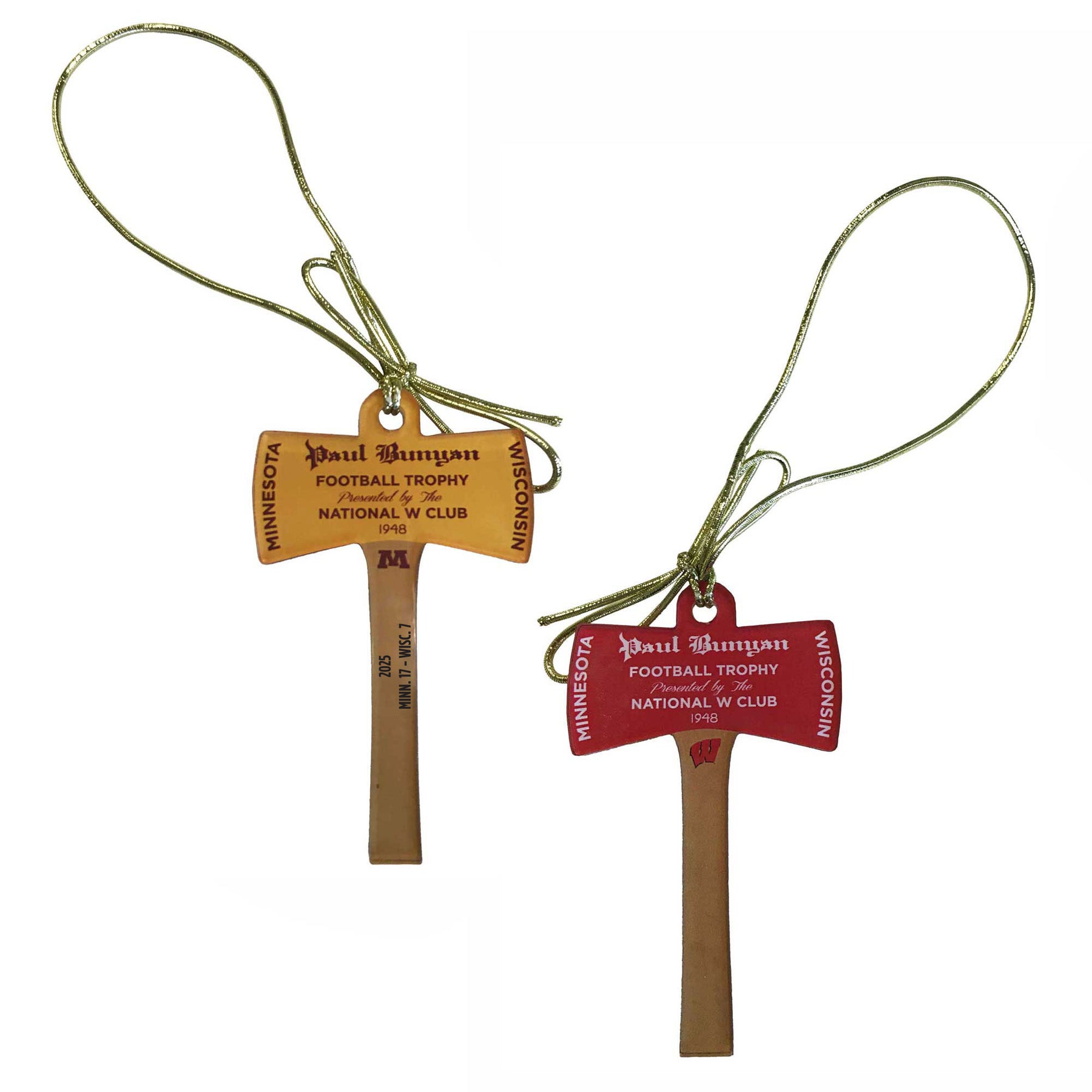 Commemorative 2025 Paul Bunyan's Axe Ornament – MN Alumni Market