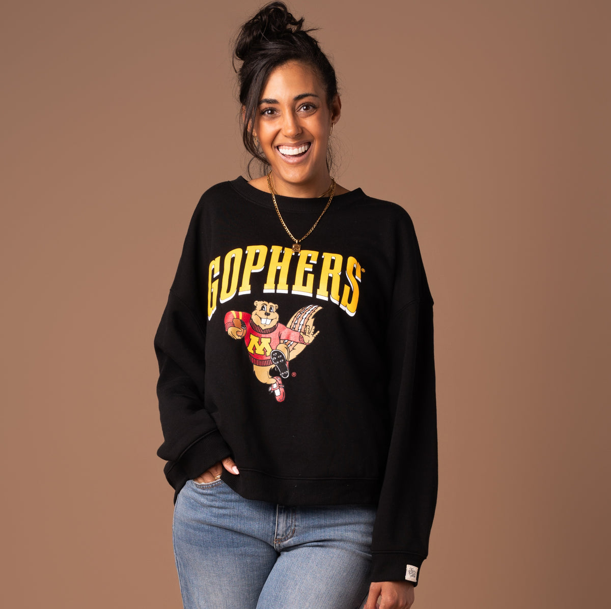 Gophers Football Crew Sweatshirt Black – MN Alumni Market