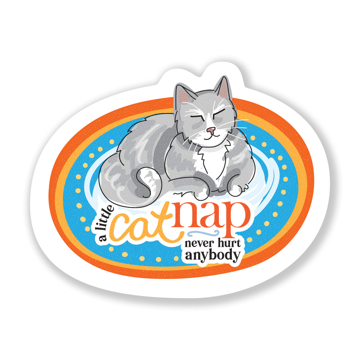 Cat Nap Sticker – MN Alumni Market
