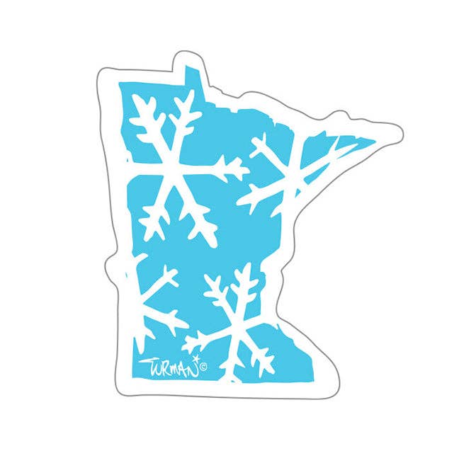 MN Snowflake Sticker – MN Alumni Market