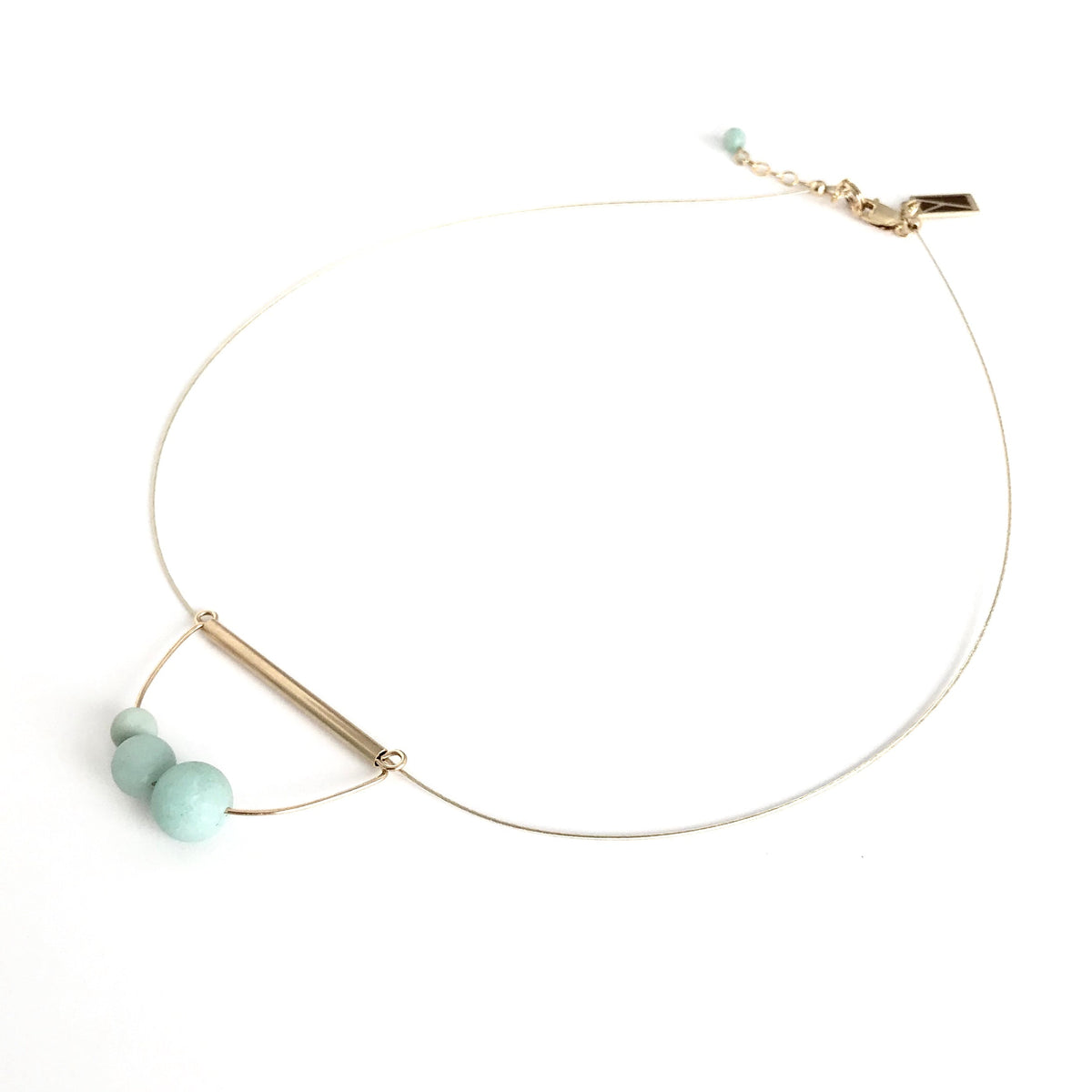 Matte Amazonite Abacus Necklace - ships directly from maker – MN Alumni ...