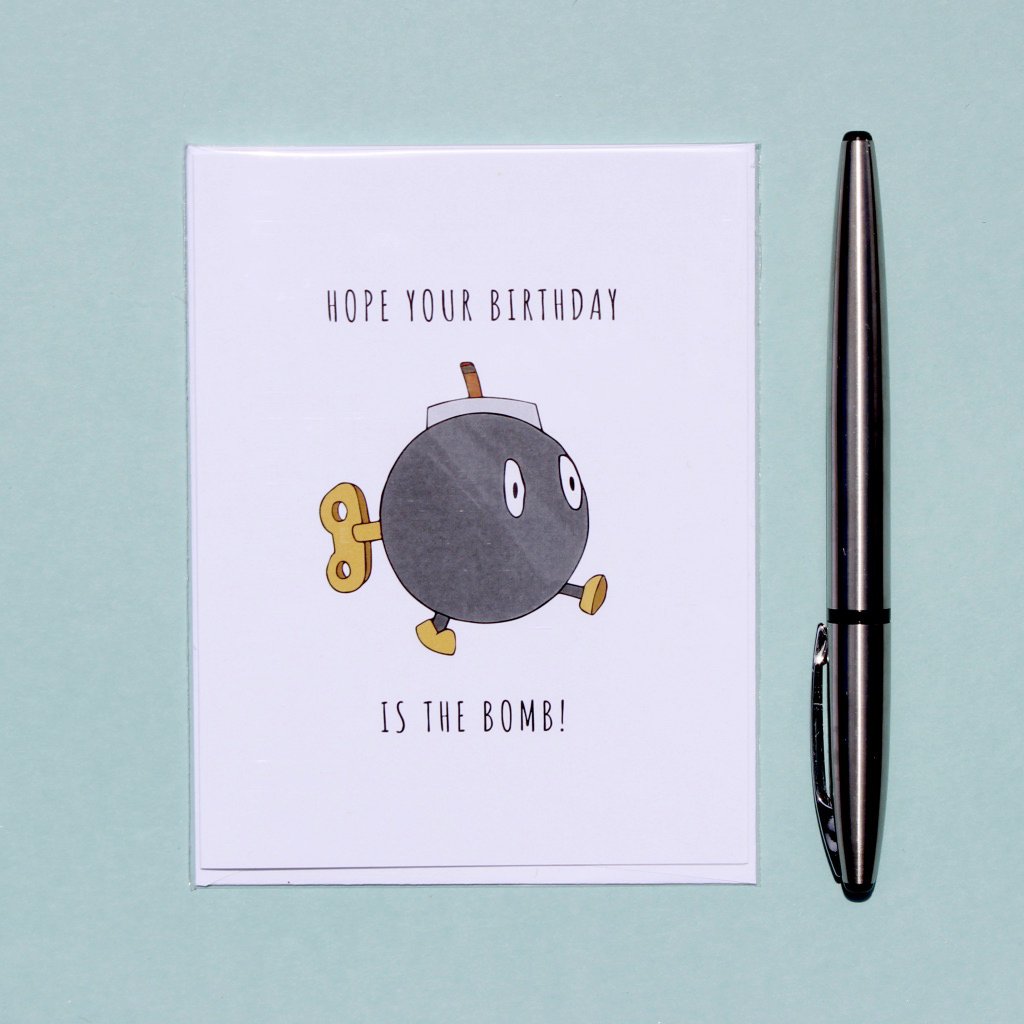 Birthday is the Bomb Greeting Card – MN Alumni Market