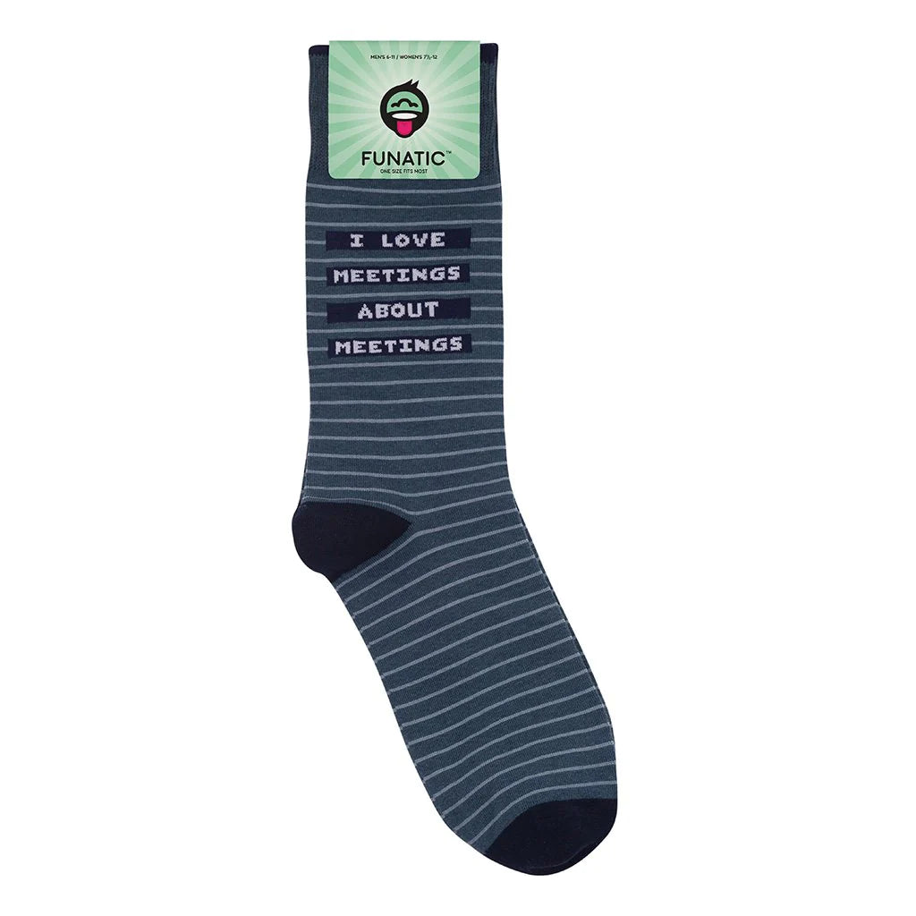 I Love Meetings About Meetings Socks – MN Alumni Market