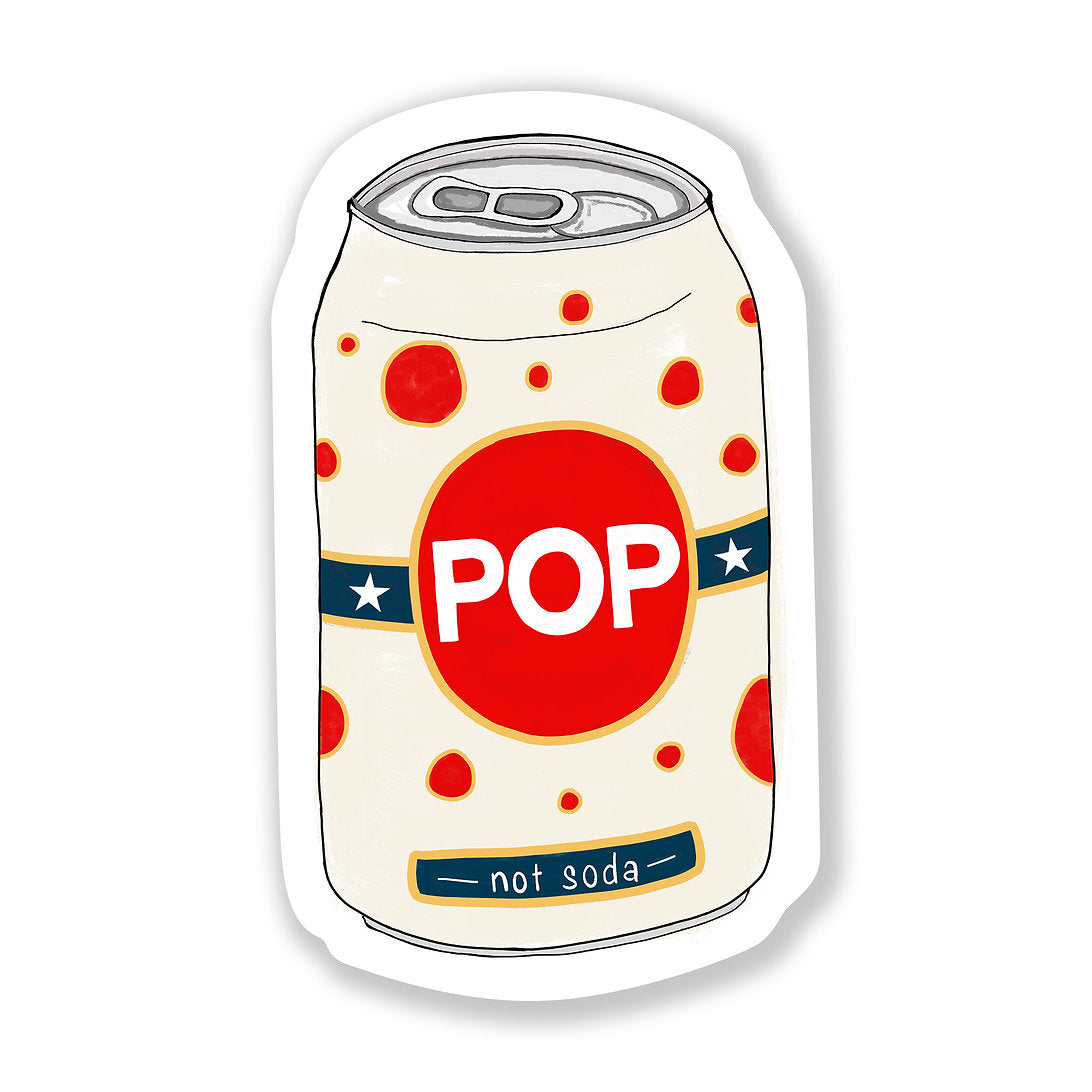 Pop, Not Soda Sticker – MN Alumni Market